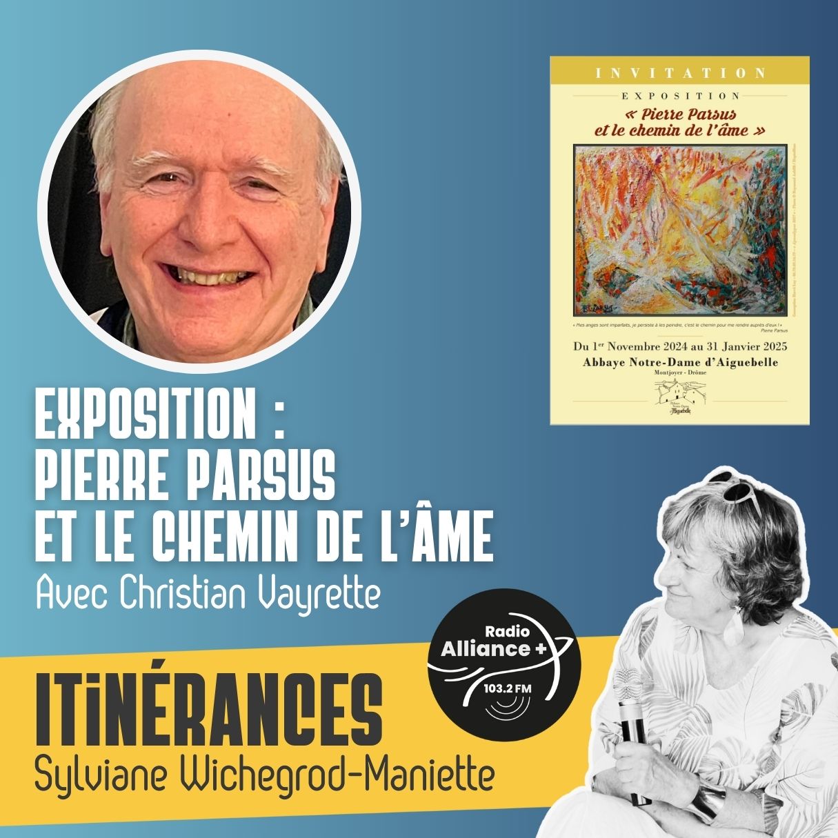 Exposition : Pierre Parsus et le chemin de l'âme - Radio Alliance Plus